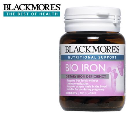 Blackmores Nutritional Support BIO Iron for Woman 80 Tablets
