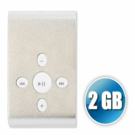 2GB Mini MP3 Portable Music Player - Silver