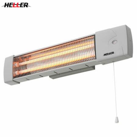 Heller 1200W Wall Mounted Electric Strip Heater with Pull Cord