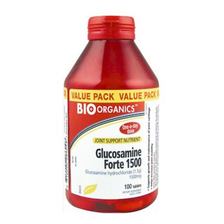 Bio Organics Joint Support Nutrient Glucosamine Forte 1500mg 100 Tablets