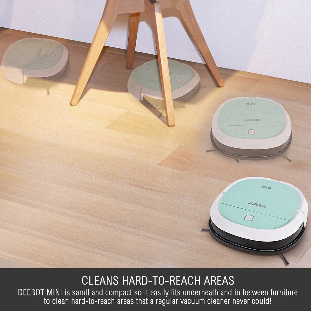 MINI 8 IN 1 Smart Motion DEEBOT Robot Vacuum Cleaner | Crazy Sales