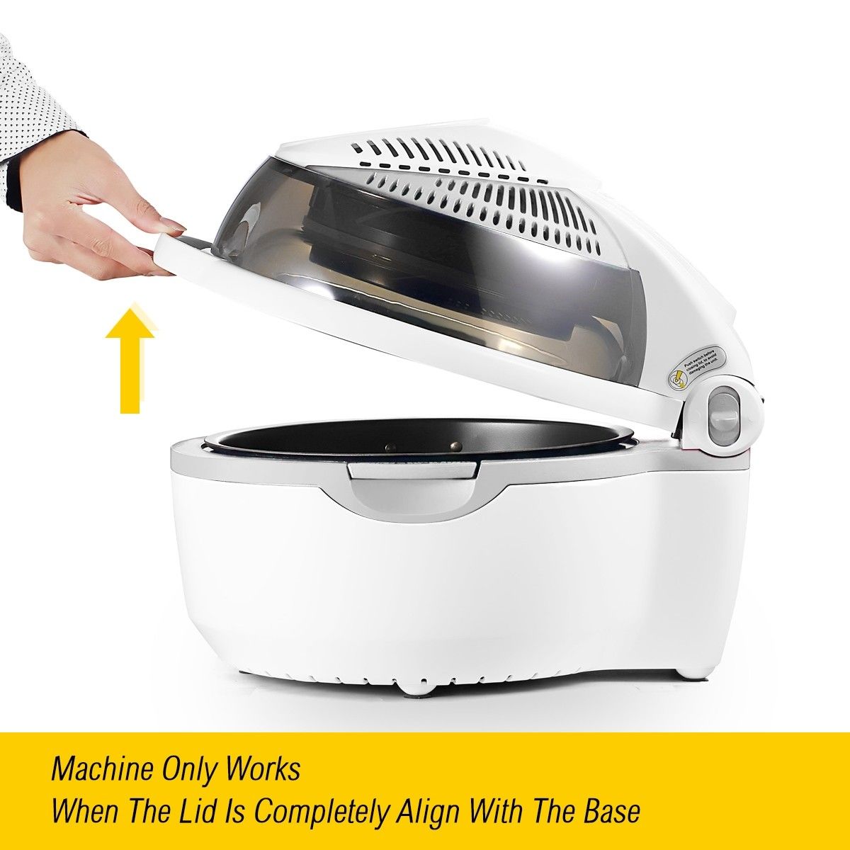 2-in-1 Air Fryer Convection Oven Cooker-Gray | Crazy Sales