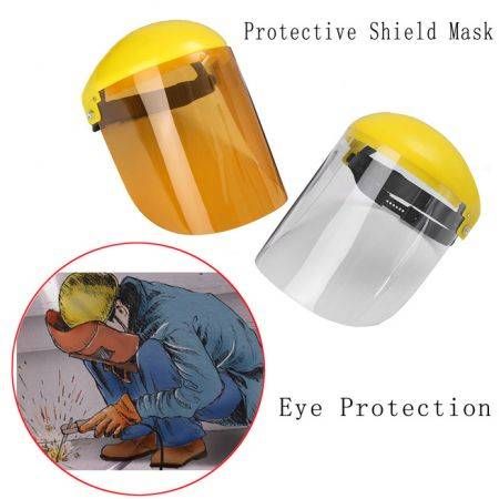 Anti-splash Face Visor PVC Protective Shield Mask Soldering Welding ...