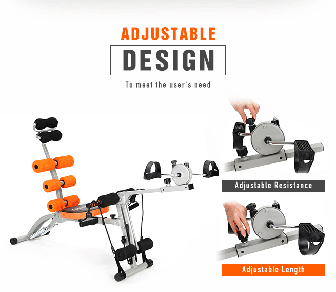 21 IN 1 Smart Body Exercise System Home Fitness Multi -Gym Trainer ...