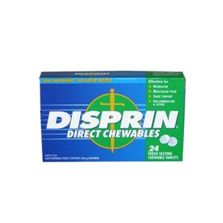 Disprin Direct 24 Chewables Pain Relief Tablets