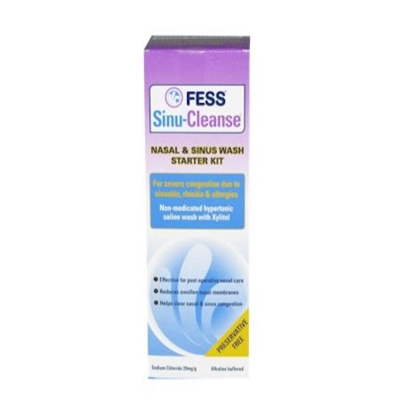 Fess Sinu-Cleanse Nasal & Sinus Wash Starter Kit 5 Sachets