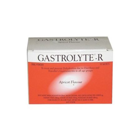 Gastrolyte-R Effervescent Apricot 10 Sachets