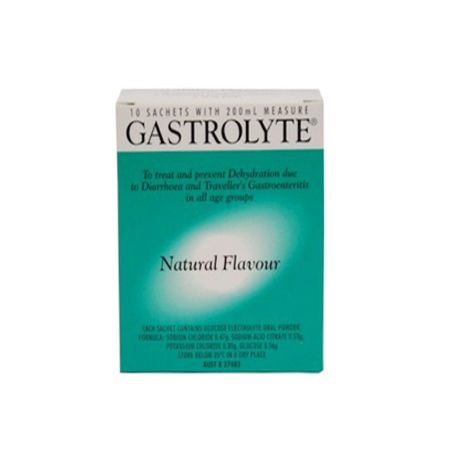 Gastrolyte Effervescent Natural Flavour 10 Sachets