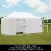 OGL 3x6M Pop Up Outdoor Folding Marquee Gazebo Party Tent White