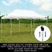 OGL 3x6M Pop Up Outdoor Folding Marquee Gazebo Party Tent White