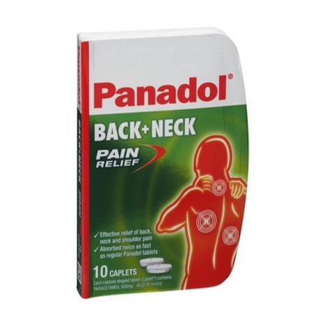 Panadol Back + Neck Pain Relief 10 Caplets