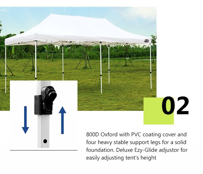 OGL 3x6M Outdoor Folding Marquee Gazebo Party Tent-White | Crazy Sales