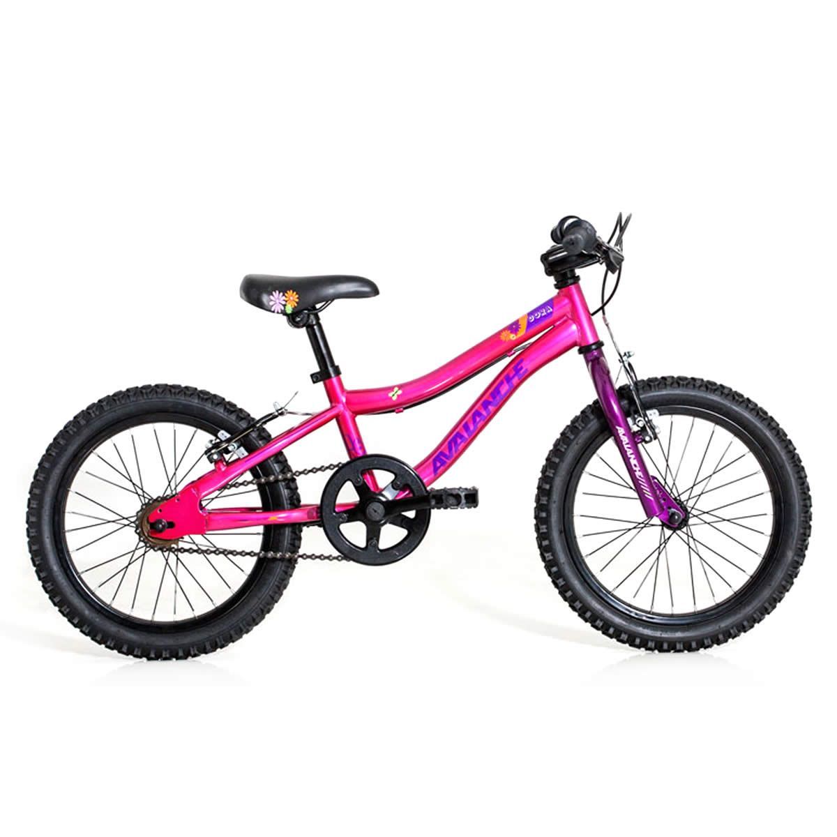 Avalanche Dora 16" Girls Bicycle - Pink Purple