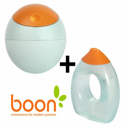 Boon Snack Ball and Fluid Cup Set - Snack Container & No-spill Toddler Cup