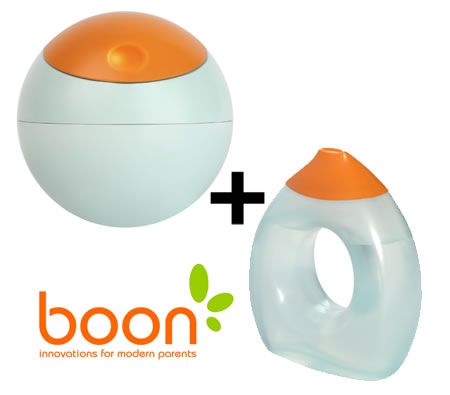 Boon Snack Ball and Fluid Cup Set - Snack Container & No-spill Toddler Cup