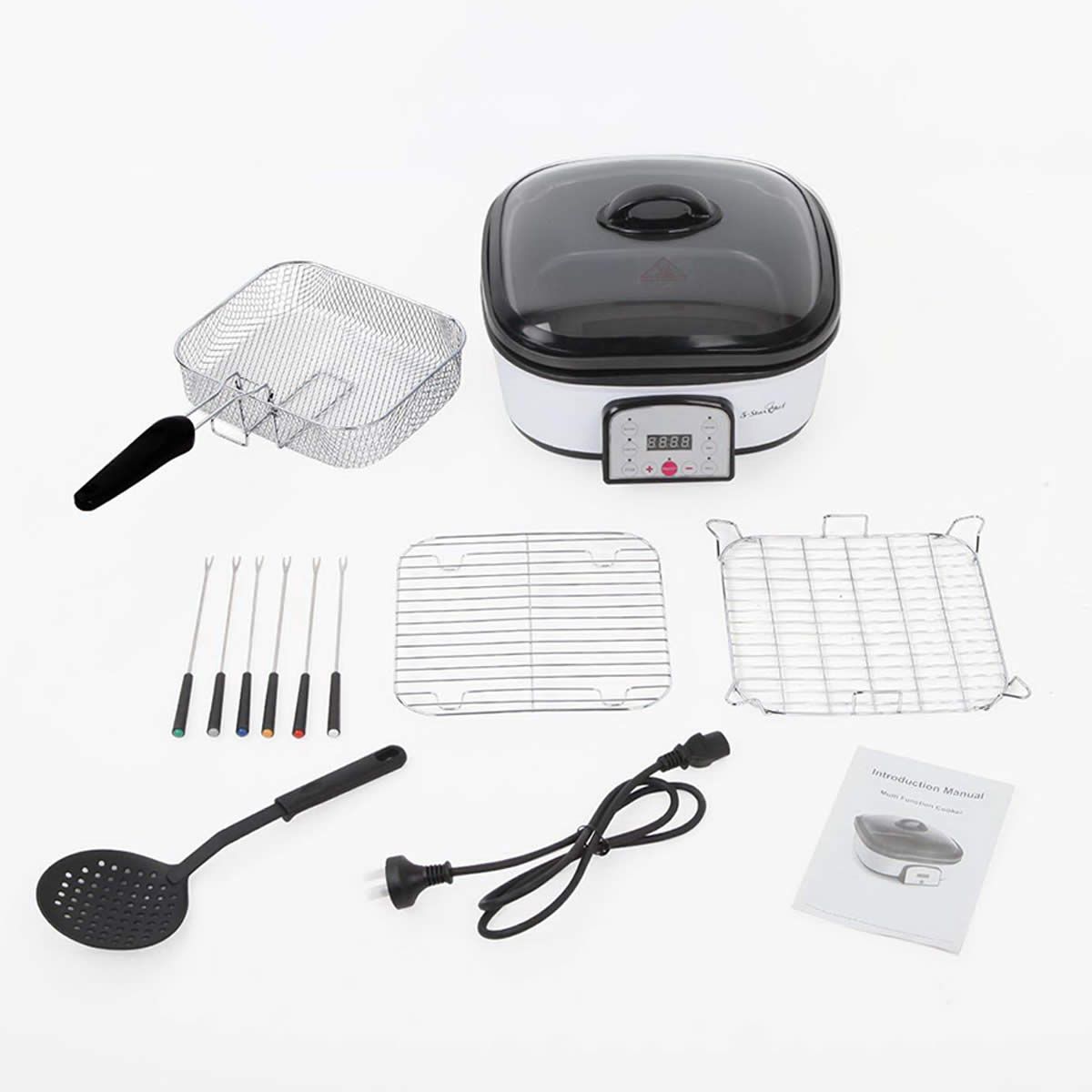 5 Star Chef Multi Cooker With Accessories | Crazy Sales