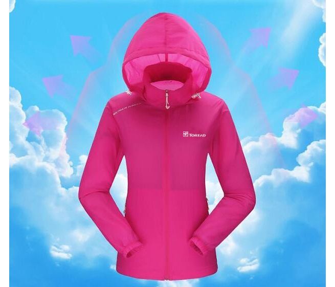 TOREAD Women Anti-UV Hooded Thin Jacket | Crazy Sales