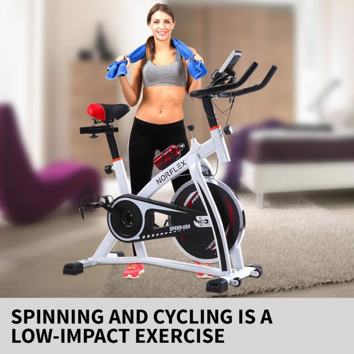 NORFLEX Spin Bike White | Crazy Sales