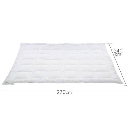 400GSM Microfibre Quilt with Bamboo Fiber Filling Super King Quilt ...