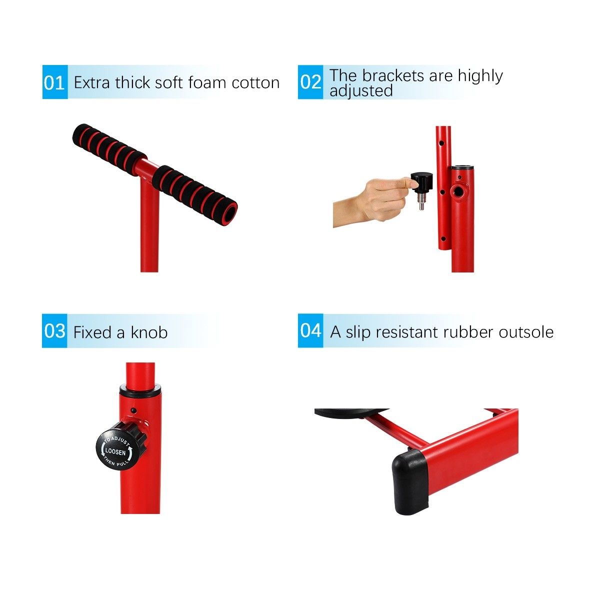 Genki Leg Master Foldable Magic Trainer Exercise Machine - Red | Crazy ...