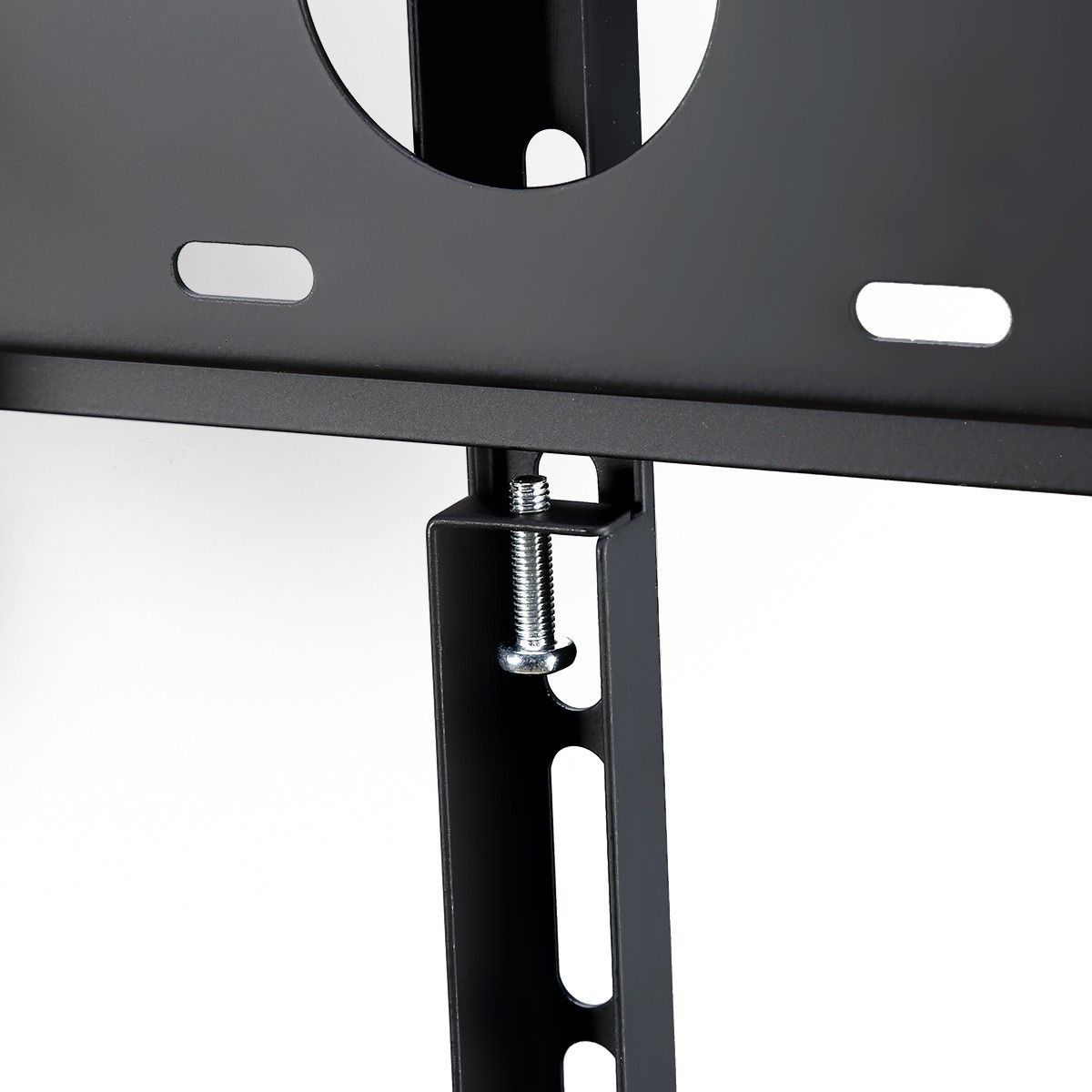 32"-65" TV Brackets Secure Height Adjustable TV Stand Portable Steel TV ...