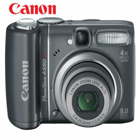 Canon PowerShot A590 IS Digital Camera 8 Megapixels - 4x Optical Zoom