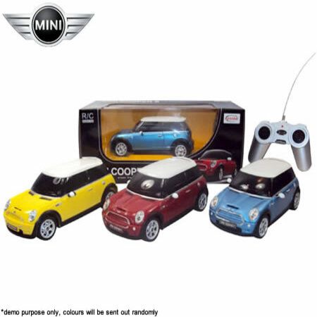 1:24th Licensed Mini Cooper S Remote / Radio Control RC Car