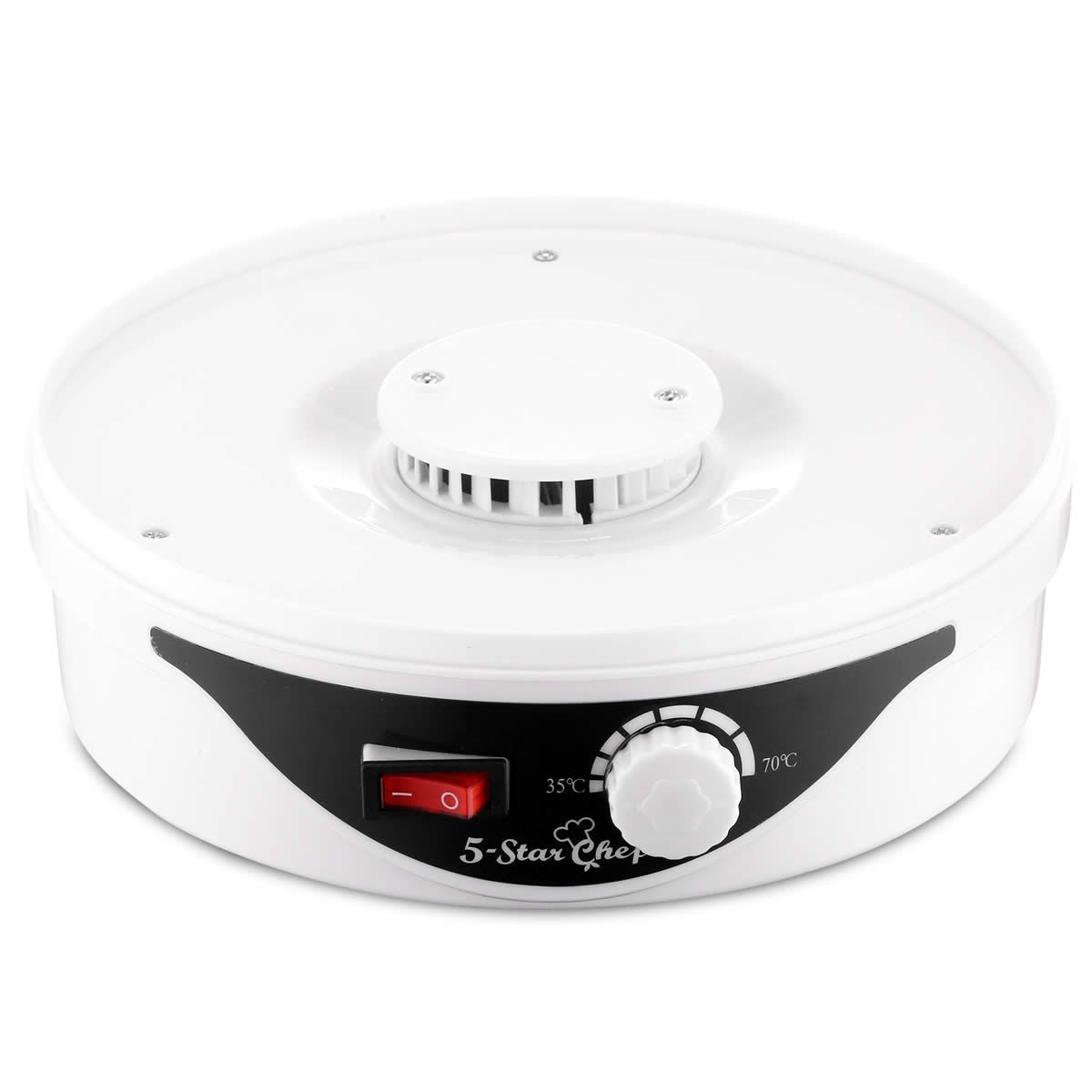 5 Tray Round Food Dehydrator - White | Crazy Sales