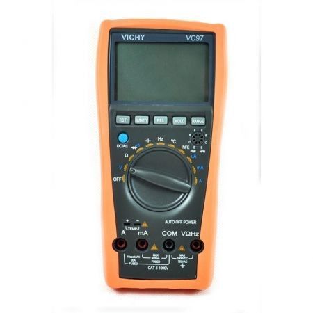 Auto Range VC97 Multimeter Digital LCD AC DC Current Voltmeter Tester ...