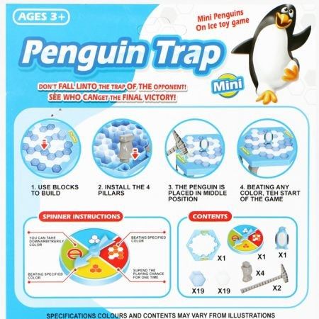 Balance Ice Cubes Save Penguin Icebreaker Beating Interactive Family ...