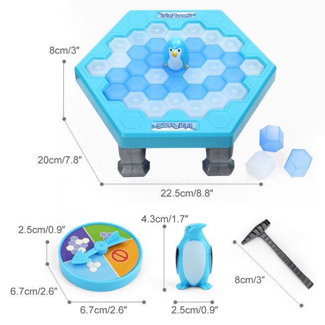 Balance Ice Cubes Save Penguin Icebreaker Beating Interactive Family ...