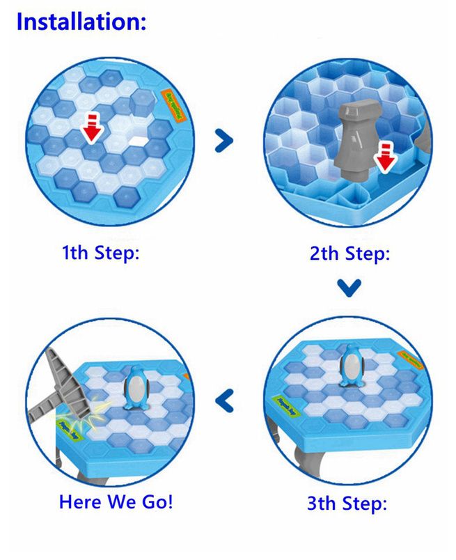 Balance Ice Cubes Save Penguin Icebreaker Beating Interactive Family ...