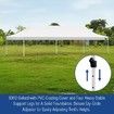 OGL 3x9M Pop up Outdoor Gazebo Folding Tent Waterproof Marquee Canopy ...