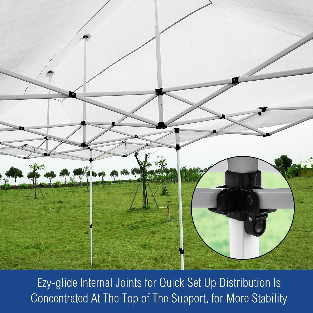 OGL 3x9M Pop up Outdoor Gazebo Folding Tent Waterproof Marquee Canopy ...