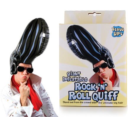 Fancy Dress Giant Inflatable Rock 'n Roll Elvis Quiff Wig - Massive Head
