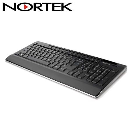 Nortek Arya Classic Super Slim Ergonomic Desktop USB Keyboard Set with ...