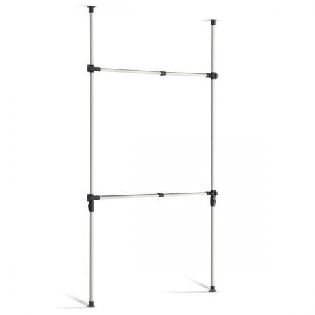 Garment Rack with Adjustable Height and Width