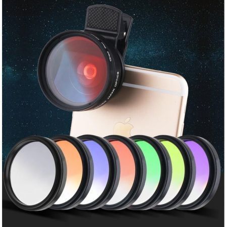 37MM Professional Phone Camera Lens Graduated Filter for iPhone Samsung ...