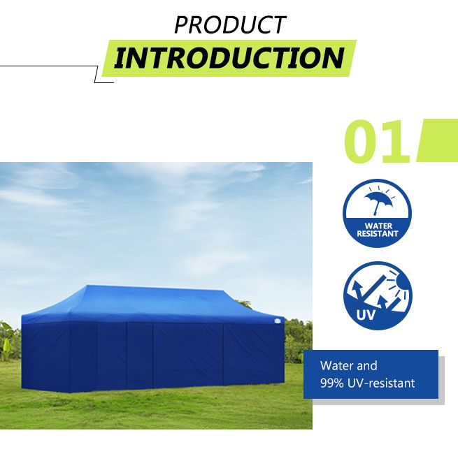 OGL 3x9M Pop up Outdoor Gazebo Folding Tent Waterproof Marquee Canopy ...