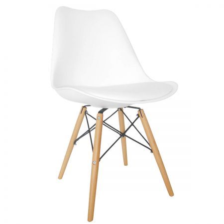 Set of 4 Eames Chair - White