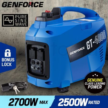 Genforce 2700W Petrol Inverter Generator - GT4000 | Crazy Sales