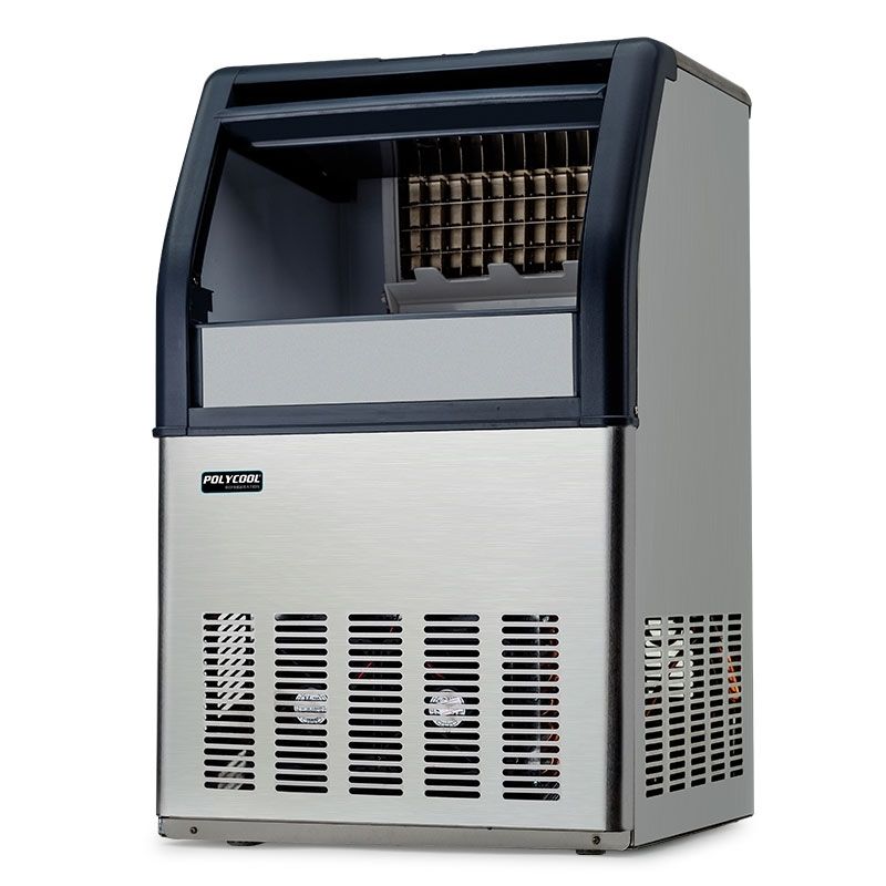 PolyCool 12Kg Commercial Countertop Ice Maker - Silver
