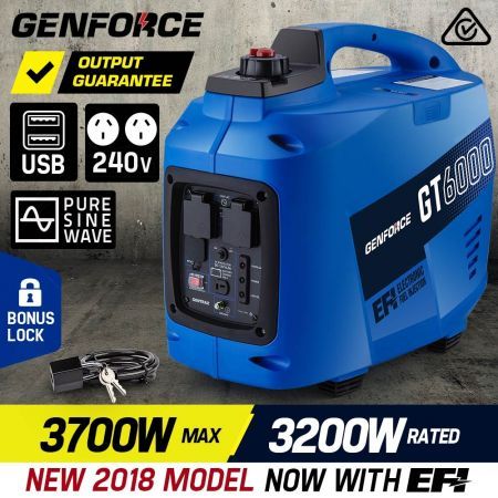 Genforce 3700W Petrol Inverter Generator - GT6000 | Crazy Sales