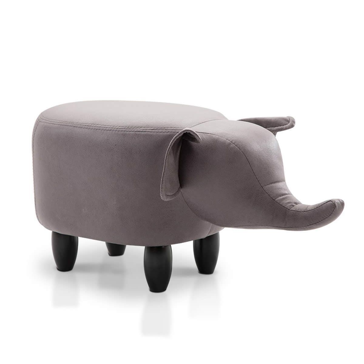 Kids Animal Stool with Capacity 150kg - Grey