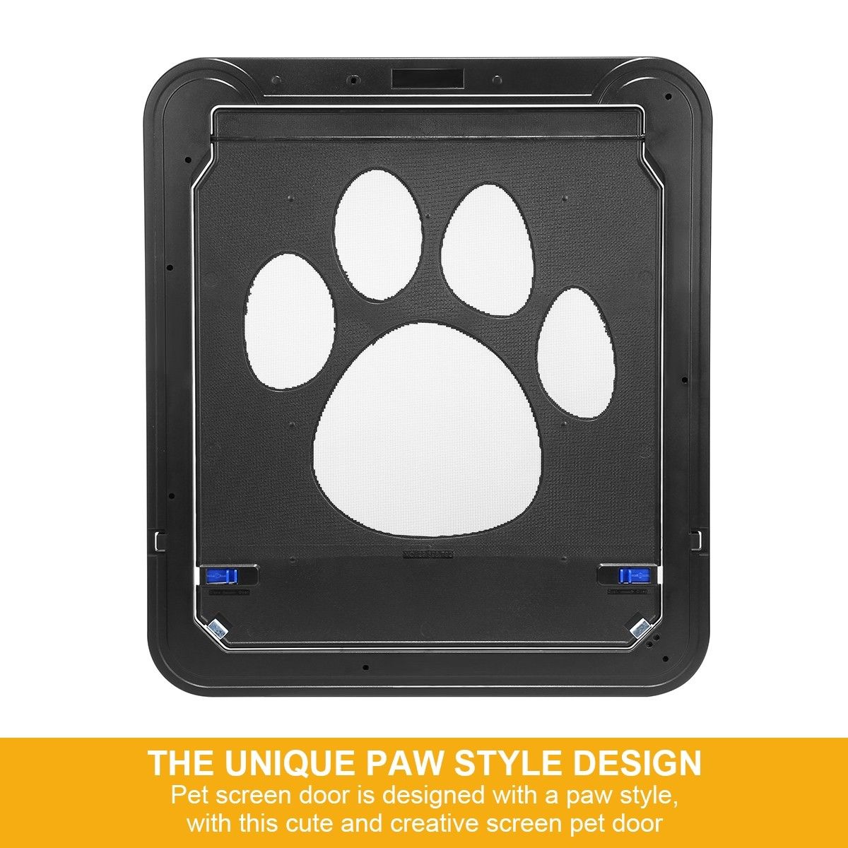 2 Way Locking Dog Cat Pet Secure Brushy Flap Door | Crazy Sales
