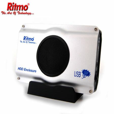 Ritmo Super Speed USB 3.0 Aluminium External HDD Enclosure Box Case in ...
