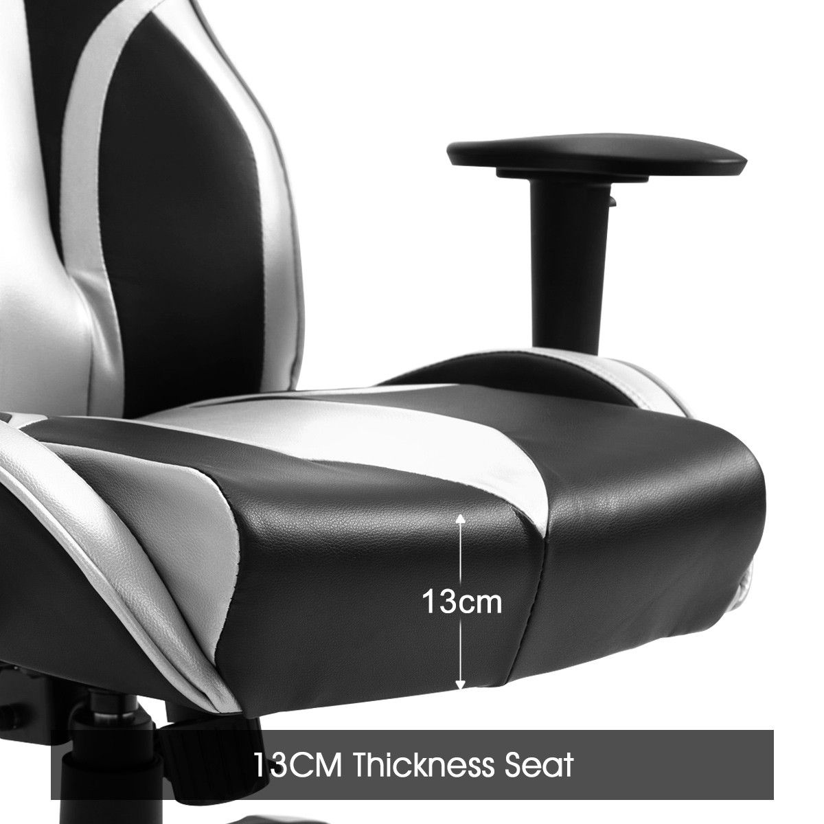 Ergonomic High Back Gaming Racing Chair PU Leather Computer Sport Race ...