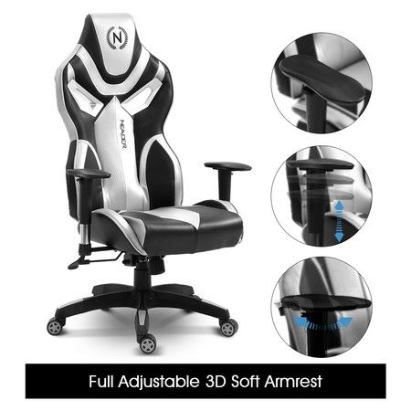Ergonomic High Back Gaming Racing Chair PU Leather Computer Sport Race ...
