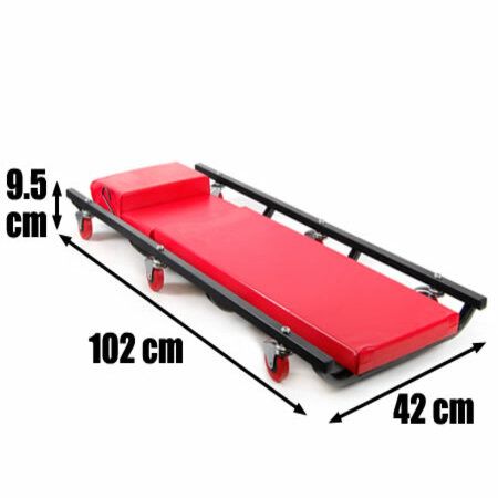 Garage Mechanic Car Creeper Sliding Board 300lbs Capacity with Head ...