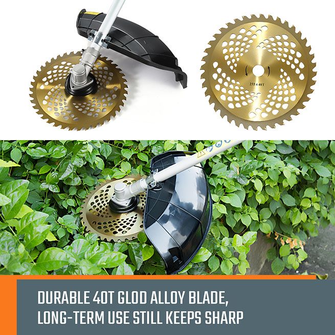 8 in 1 Garden Multi Tool Pole Chainsaw Grass Trimmer Hedger Brush ...